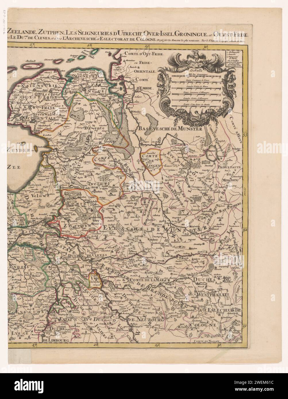 Map of the Republic of the Seven United Netherlands and surrounding ...