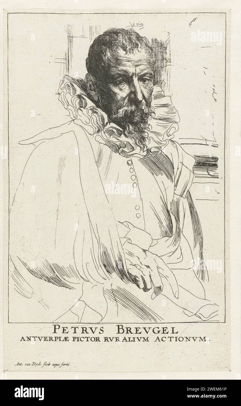 Portrait of Pieter Brueghel de Jonge, Anthony Van Dyck, 1630 - 1632 ...