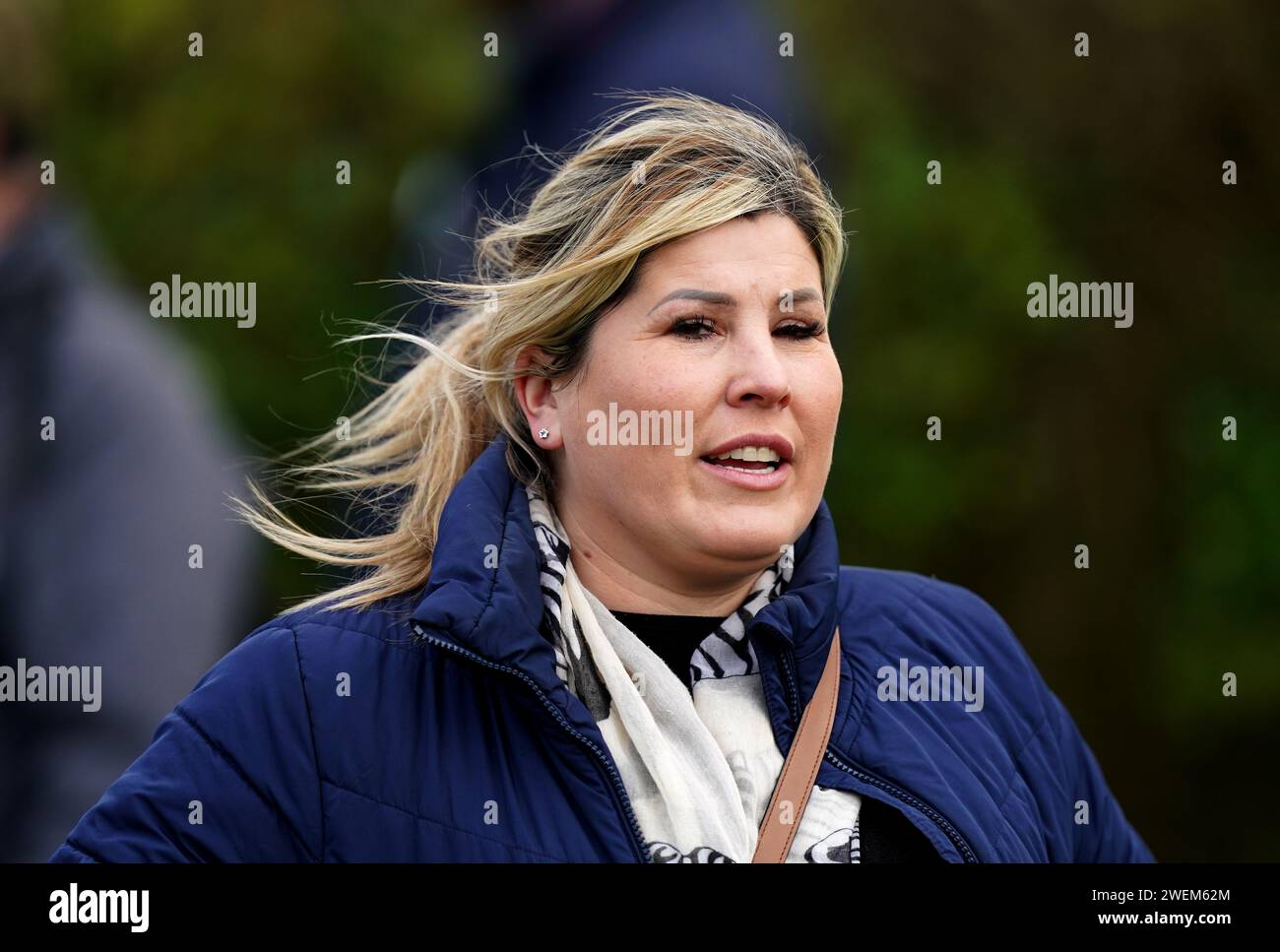 Trainer Karen Jewell at Huntingdon Racecourse, Cambridgeshire. Picture ...