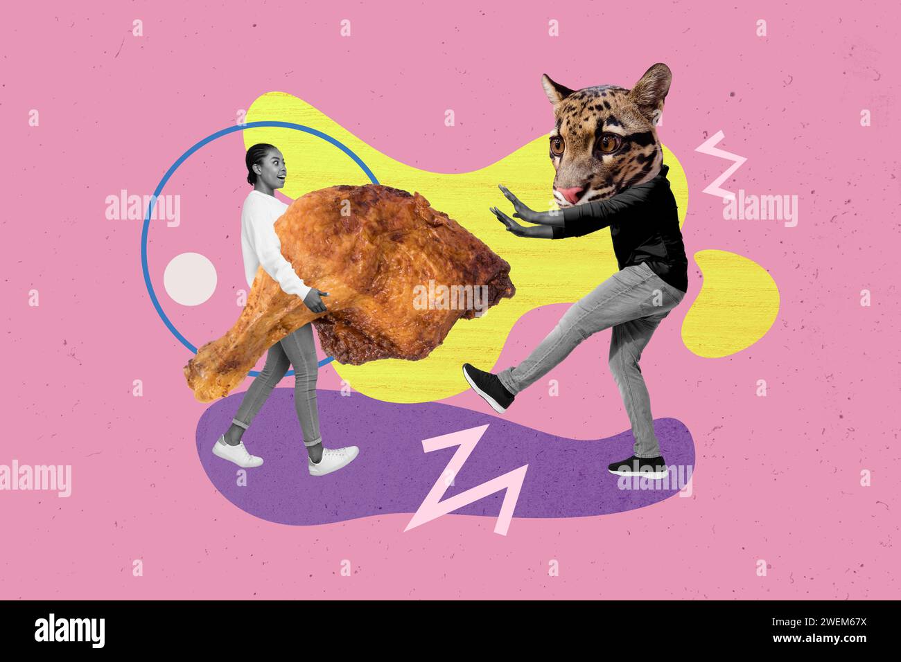Montage collage cat hi-res stock photography and images - Alamy
