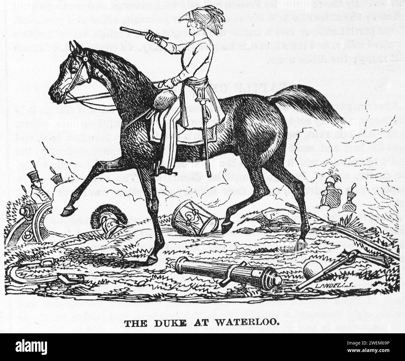 Duke of wellington horse waterloo hi-res stock photography and images ...