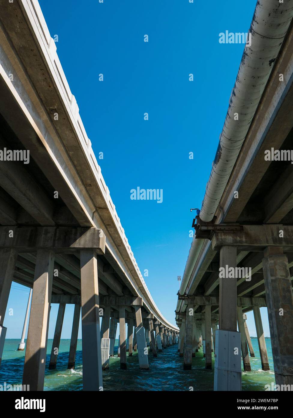 Concrete Bridge on U.S. Highway 1, Florida, USA Stock Photo - Alamy