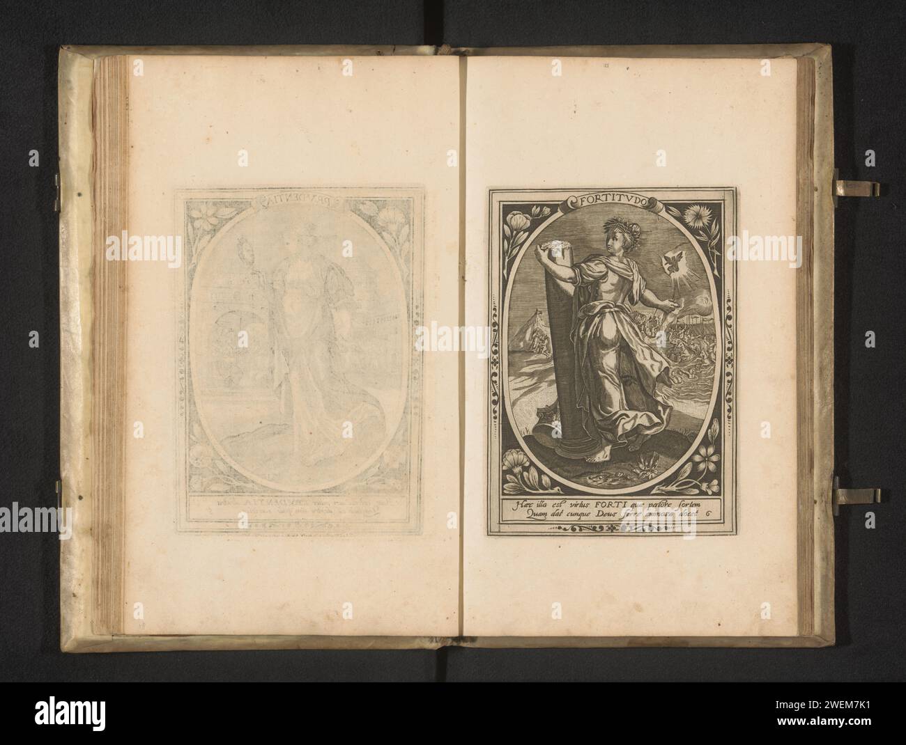 Power, Isaac Briot, 1600 - 1670 print The power (Fortitudo). Nummered ...