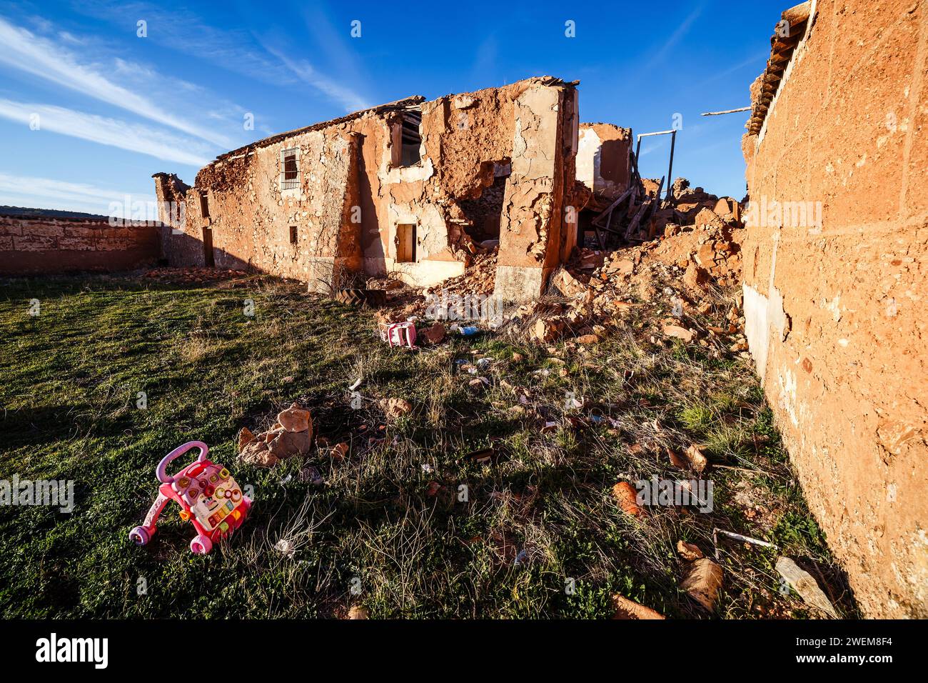 Toy in some Alhambra ruins Stock Photo - Alamy