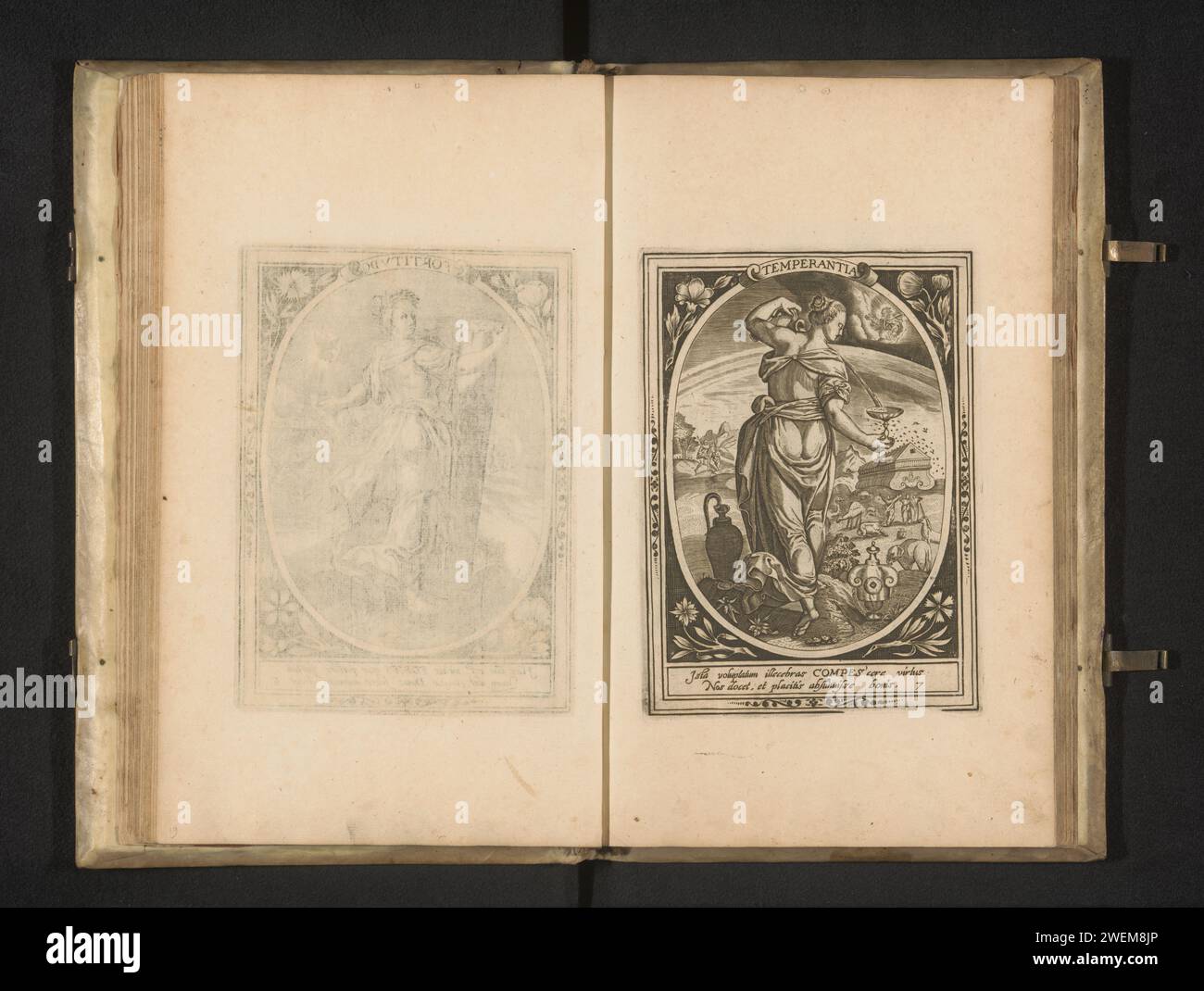 Moderation, Isaac Briot, 1600 - 1670 print The moderation (temperantia ...