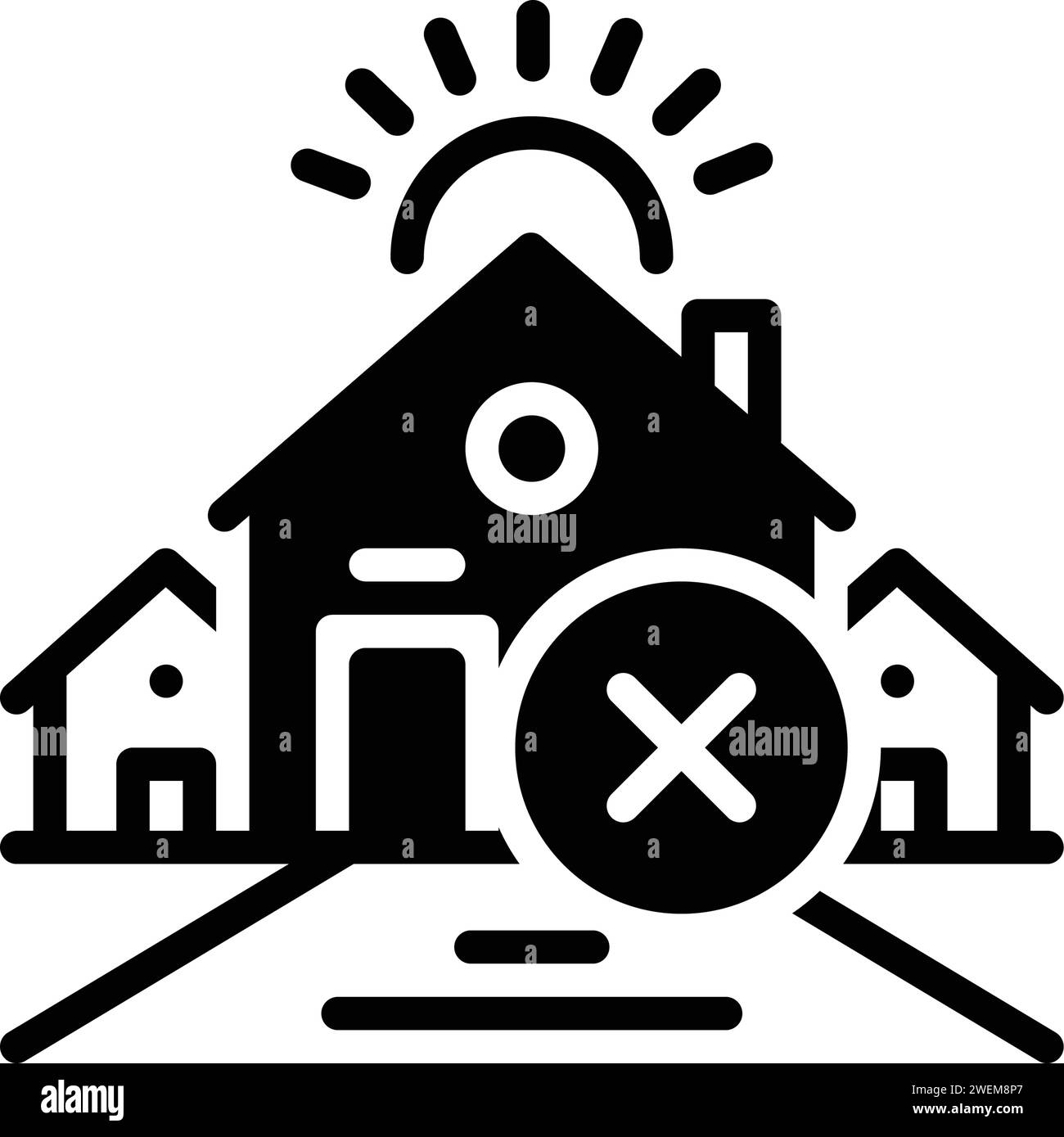 Icon for Abandon,leave Stock Vector Image & Art - Alamy