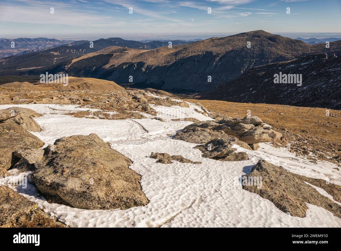 Landscape in the Mount Blue Sky Wilderness, Colorado Stock Photo - Alamy