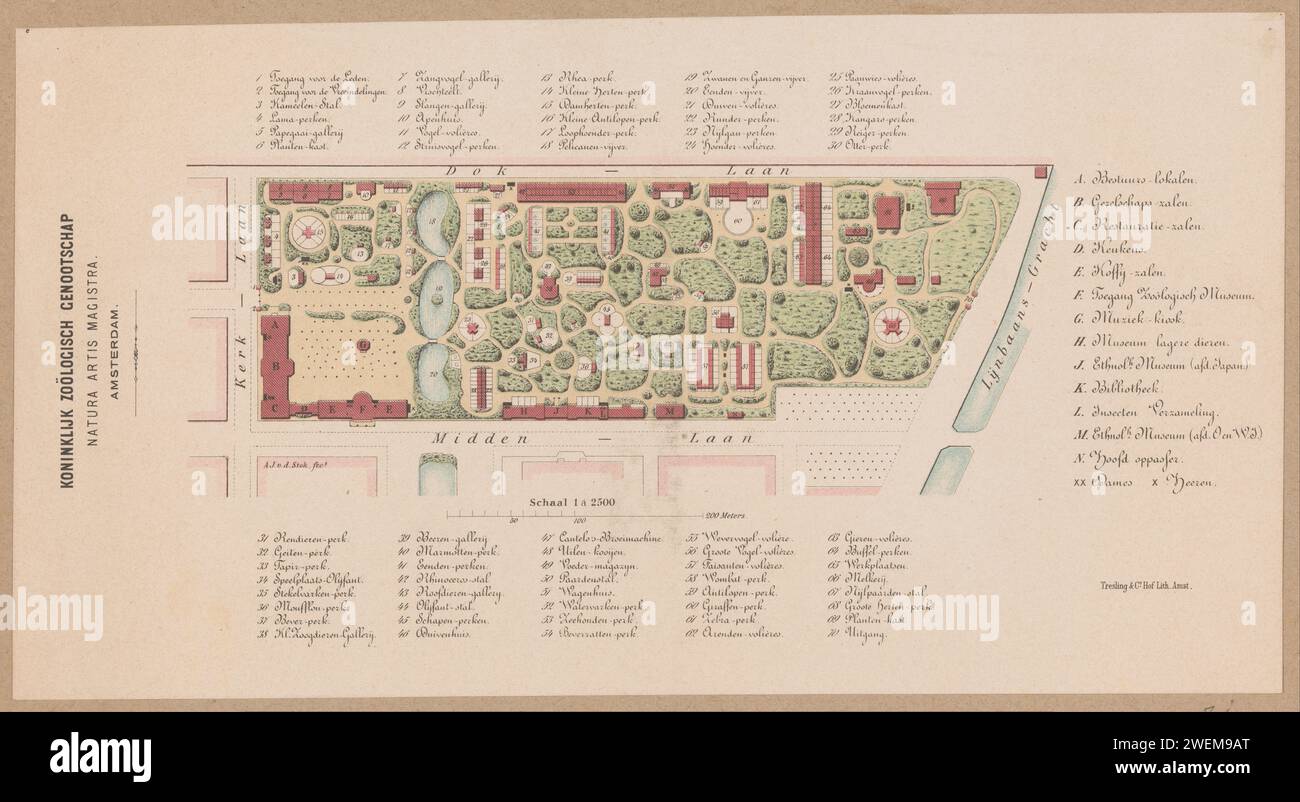Zoo map paper hi-res stock photography and images - Alamy