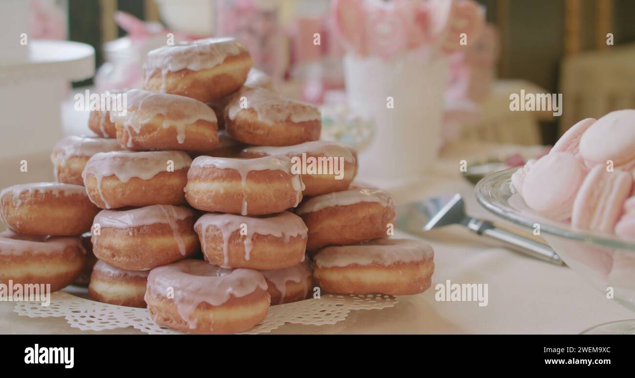 Fruit filled doughnuts hi-res stock photography and images - Alamy