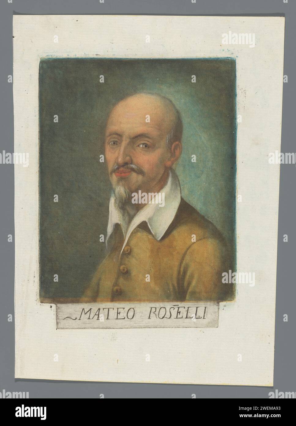Portret Van Matteo Rosselli, Carlo Lasinio, After Matteo Rosselli, 1789 ...