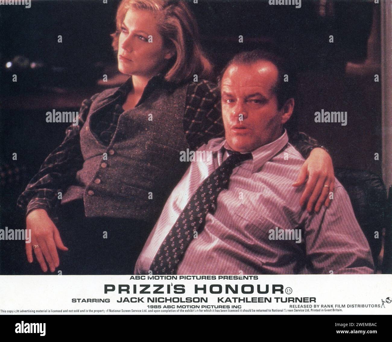 Kathleen turner prizzi’s honour hi-res stock photography and images - Alamy