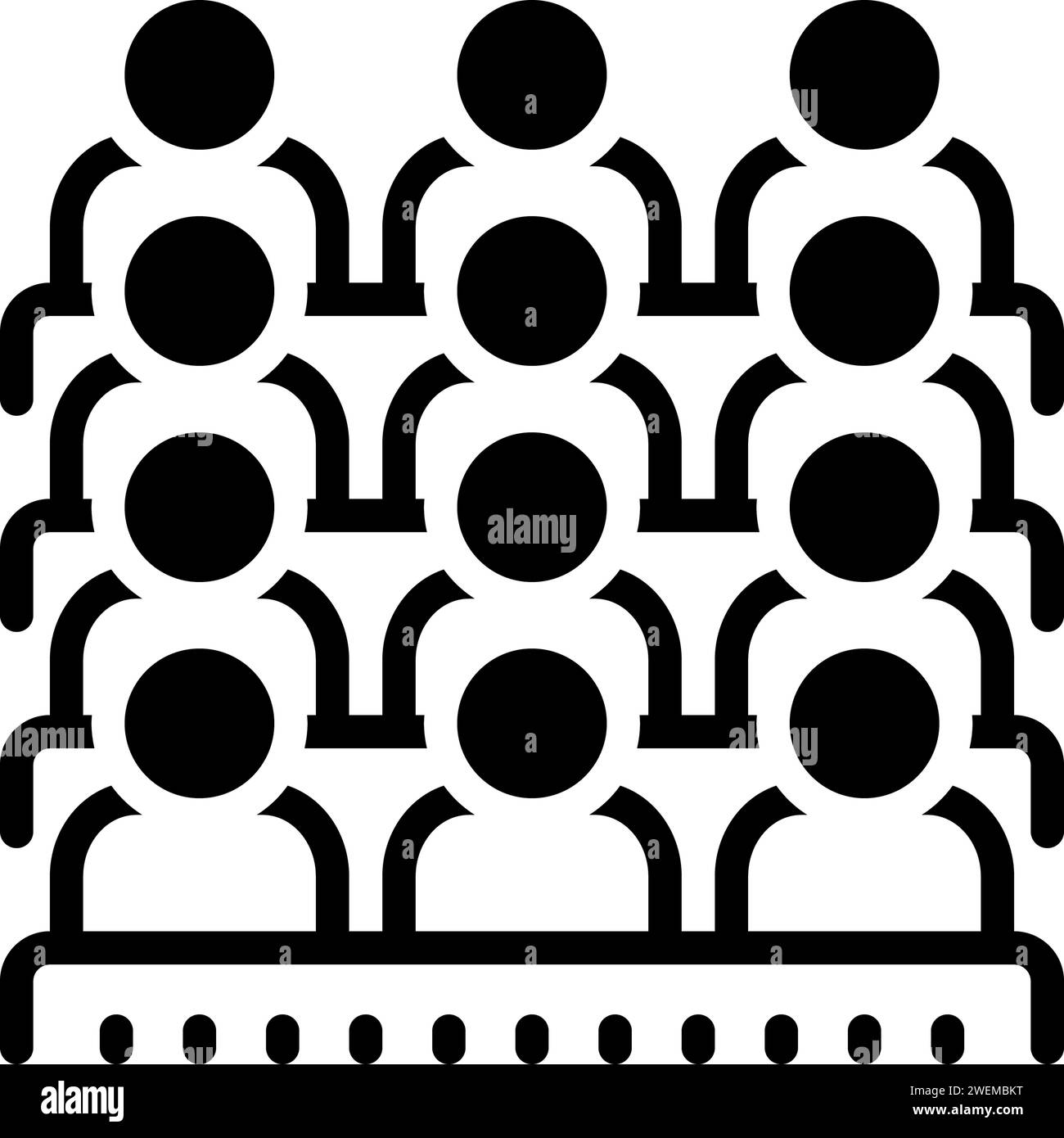 Icon for audience Stock Vector Image & Art - Alamy
