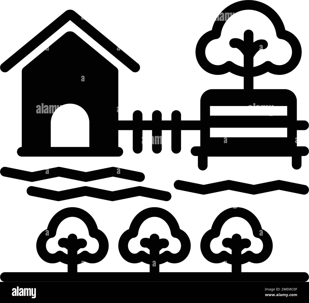 Icon for Garden,park Stock Vector Image & Art - Alamy