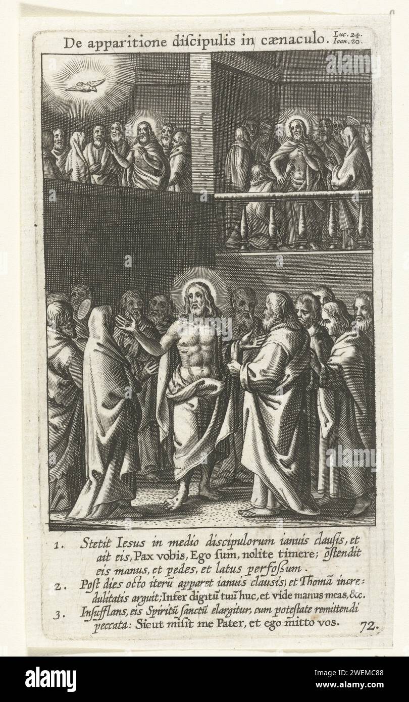 Christ appears to the disciples and the unbelieving Thomas, Boëtius ...
