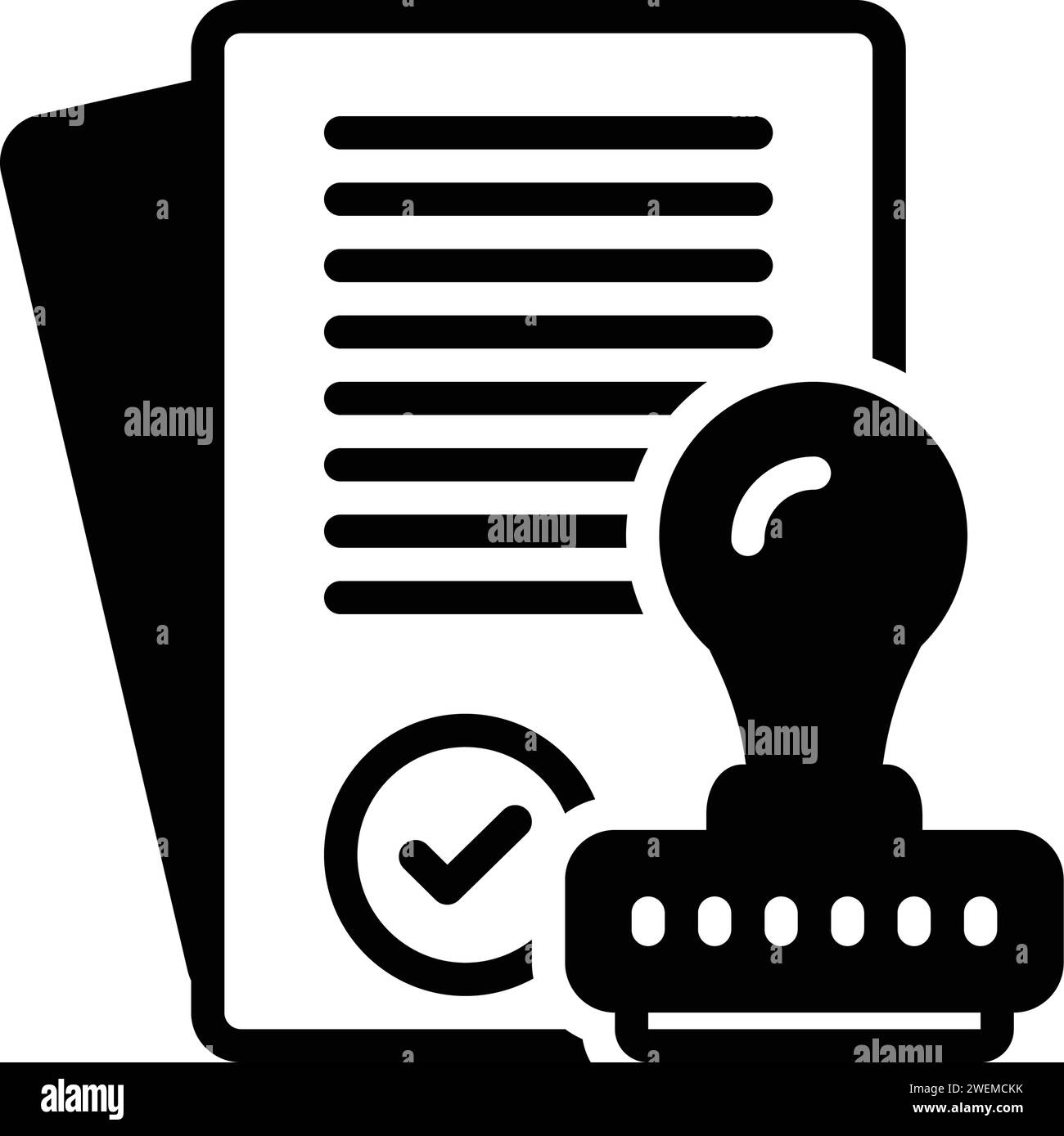 Icon for assumptions,approve Stock Vector Image & Art - Alamy