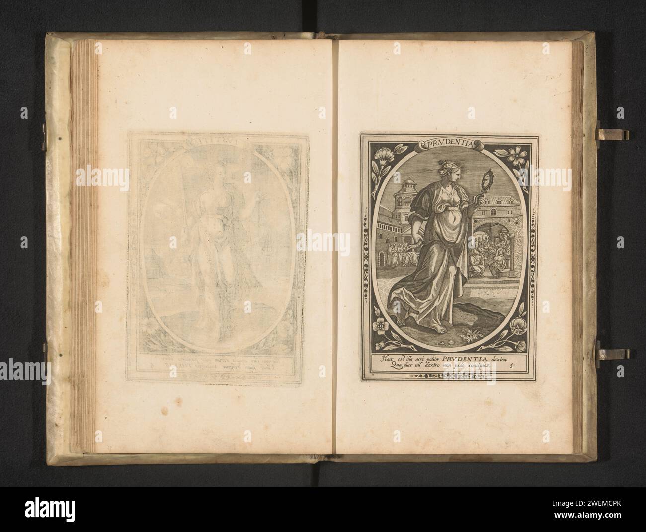Caution, Isaac Briot, 1600 - 1670 print The caution (Prudentia ...