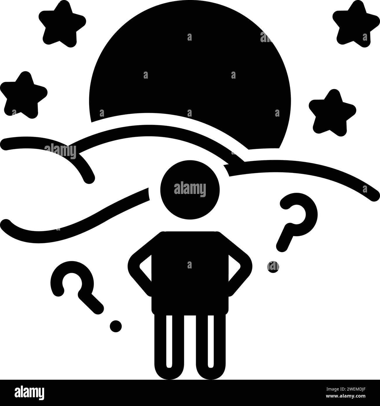 Expectation symbol Black and White Stock Photos & Images - Alamy