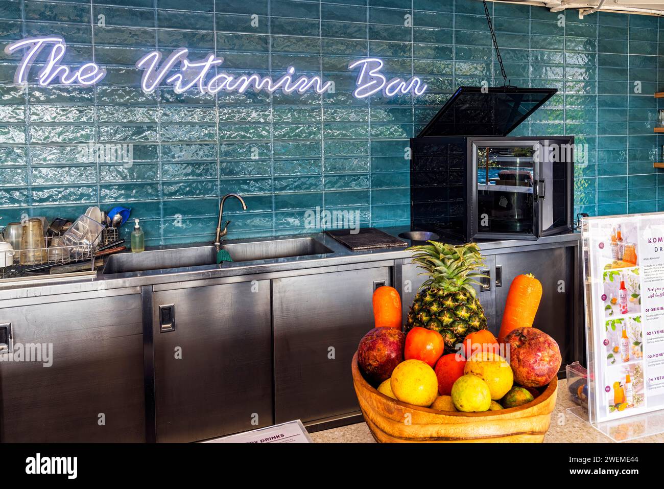 Vitamin Bar at Absolute Sanctuary Wellness Resort, Bo Phut, Ko Samui ...