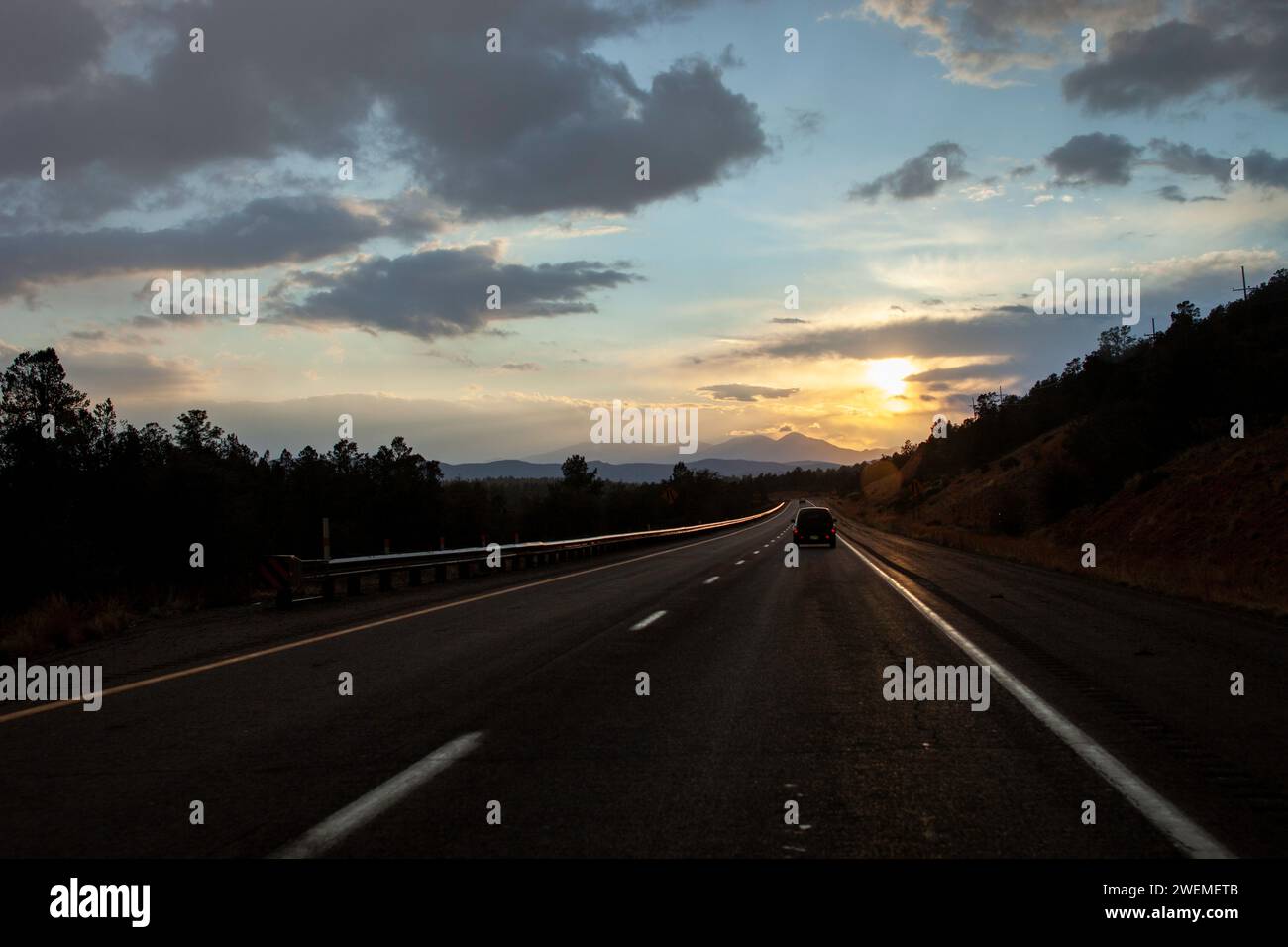 Following distance car hi-res stock photography and images - Alamy