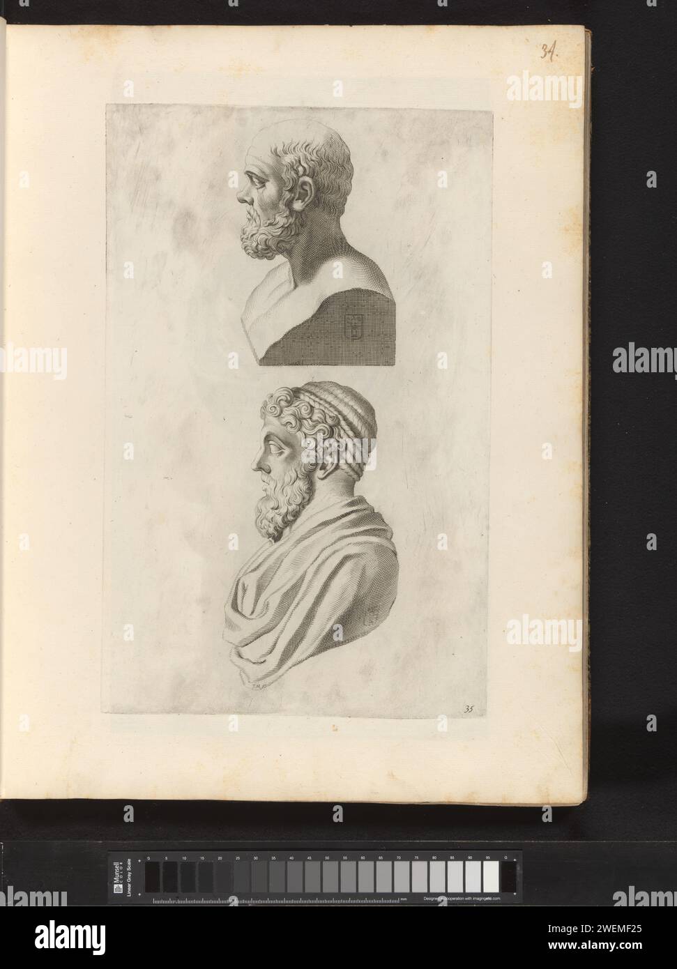 Bustes Van Antisthenes en Cleisthenes, 1636 - 1647 print Two busts of ...
