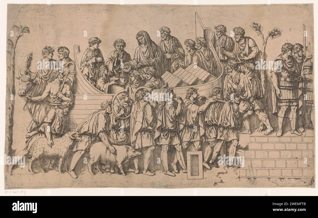 Scene from the Dacic Wars, Antonio Fantuzzi (Circle of), 1537 - 1550 ...