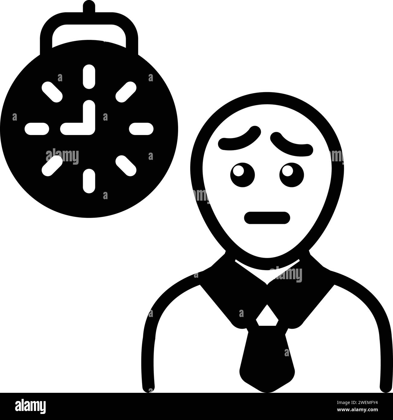 Expectation symbol Black and White Stock Photos & Images - Alamy