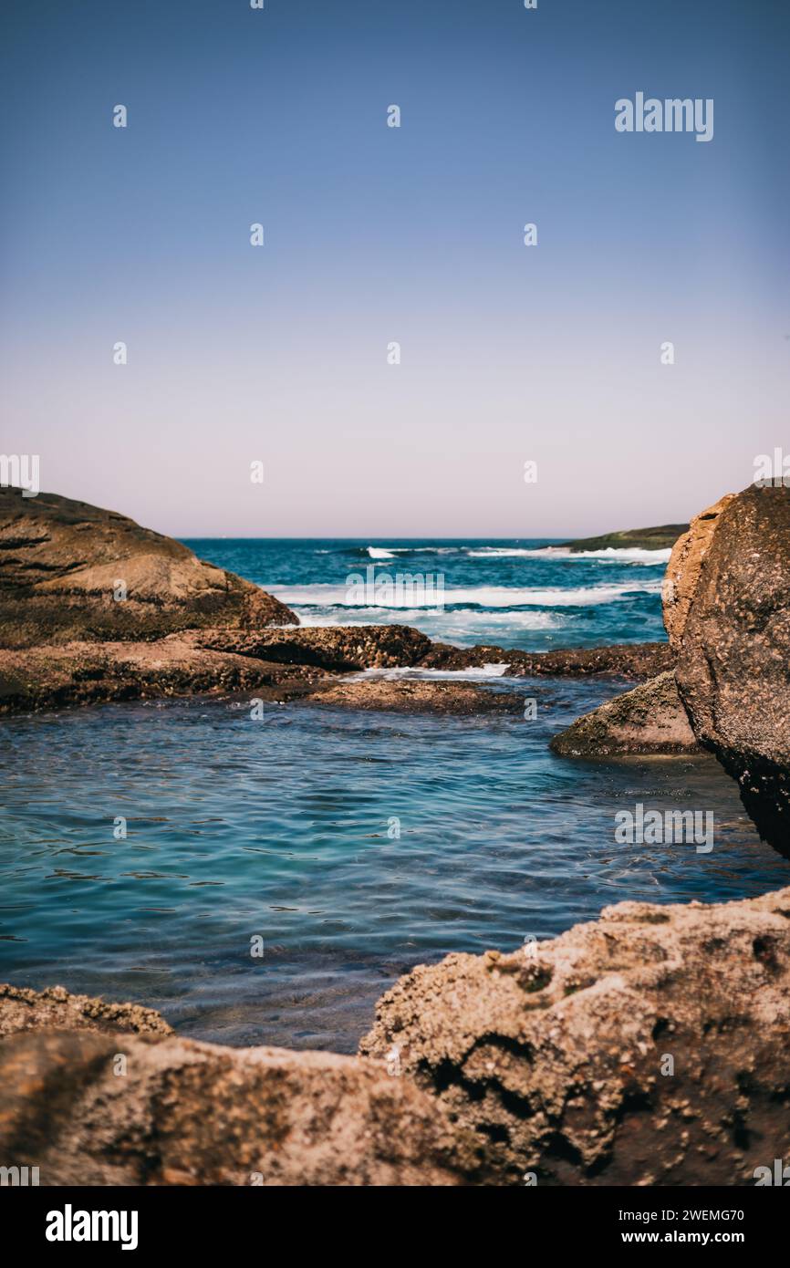 Tropical beach natural pool hi-res stock photography and images - Alamy