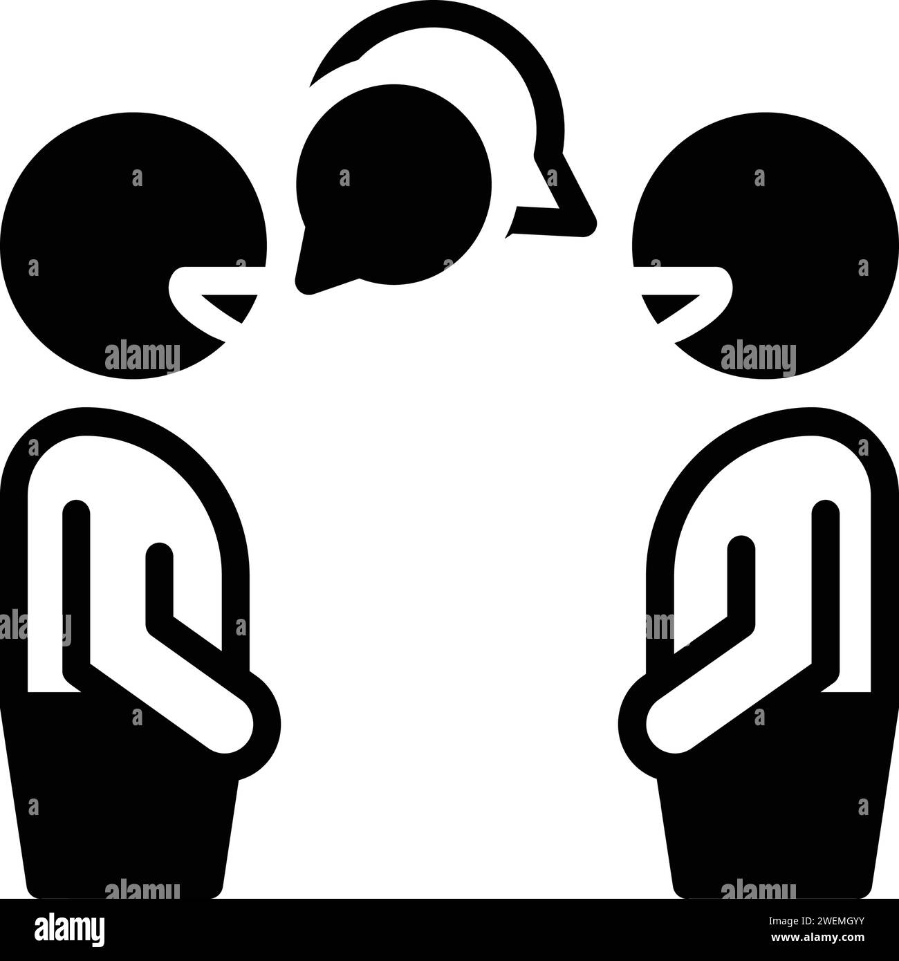 Chitchat Stock Vector Images - Alamy