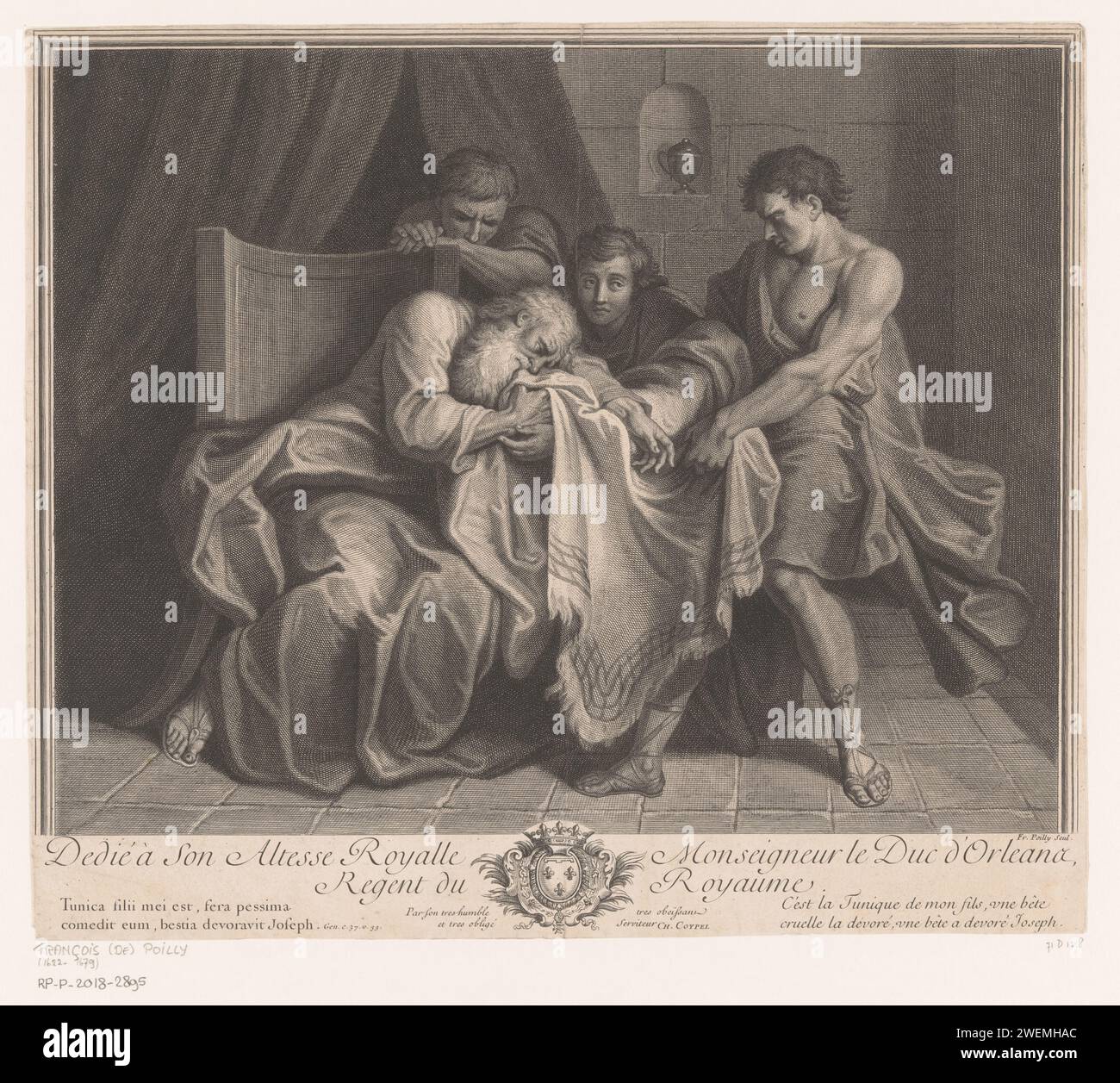 Jacob shown josephs bloody coat hi-res stock photography and images - Alamy