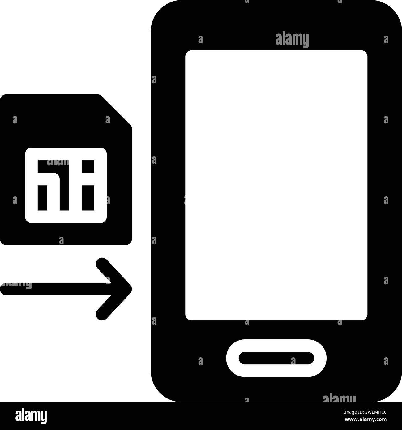 Insert sim Black and White Stock Photos & Images - Alamy