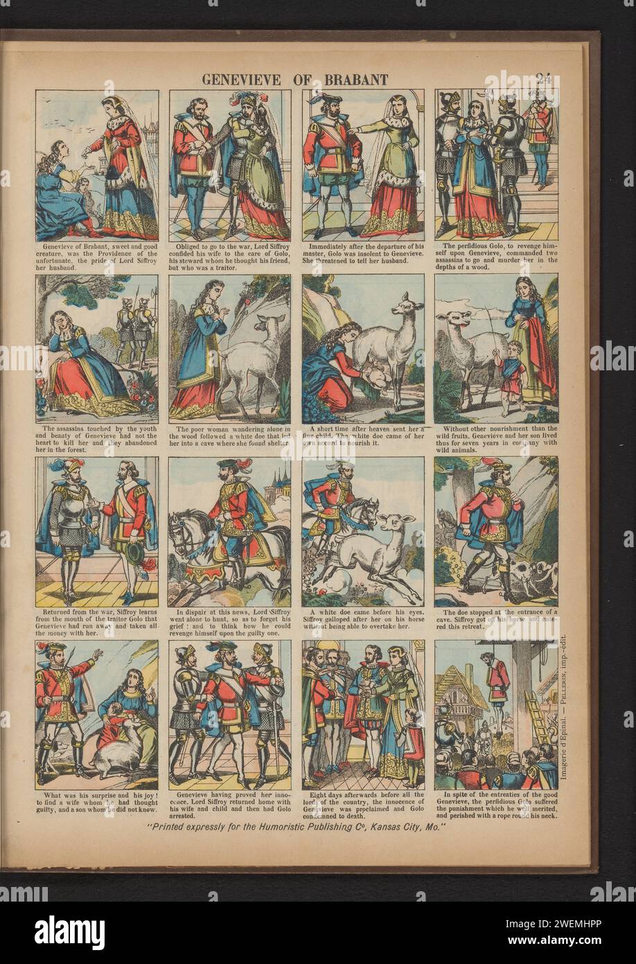 Genoveva van Brabant, Epinal imaging - Pellerin, 1893 - 1894 print ...