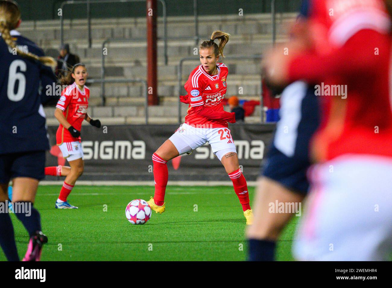Malmoe, Sweden. 25th Jan, 2024. Anna Gasper (23) of Benfica seen during ...