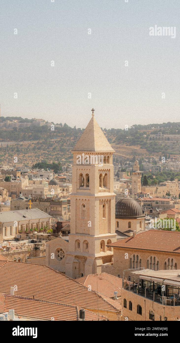 Vintage view of jerusalem hi-res stock photography and images - Alamy
