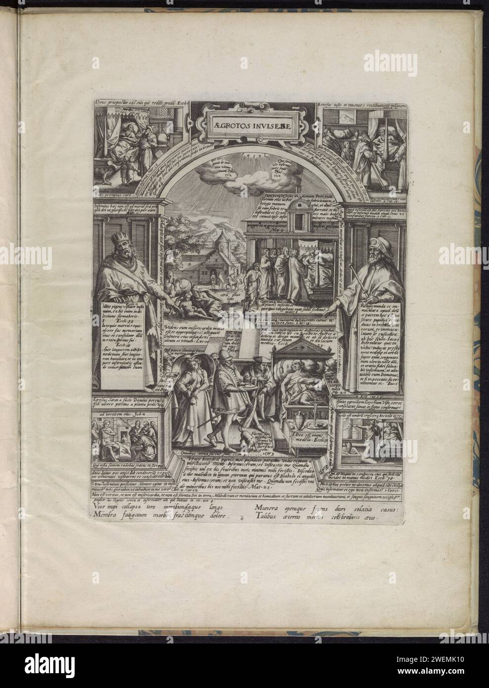 Visits of the sick, 1577 print Visiting the sick as one of the seven ...