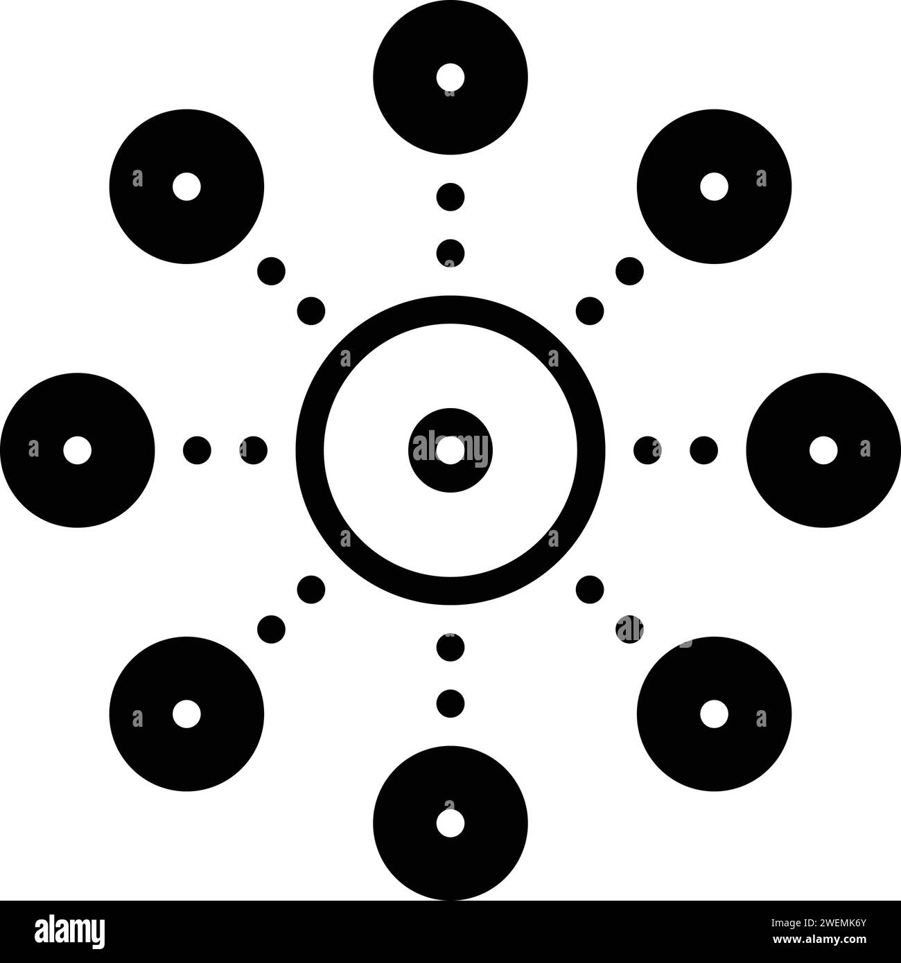 Decentralization symbol Cut Out Stock Images & Pictures - Alamy