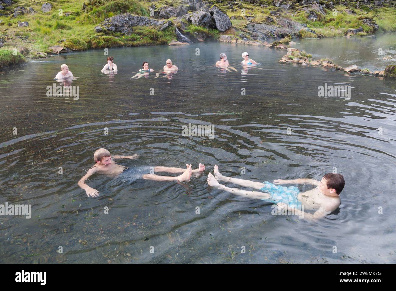 Thermal pool landmannalaugar hi-res stock photography and images - Alamy