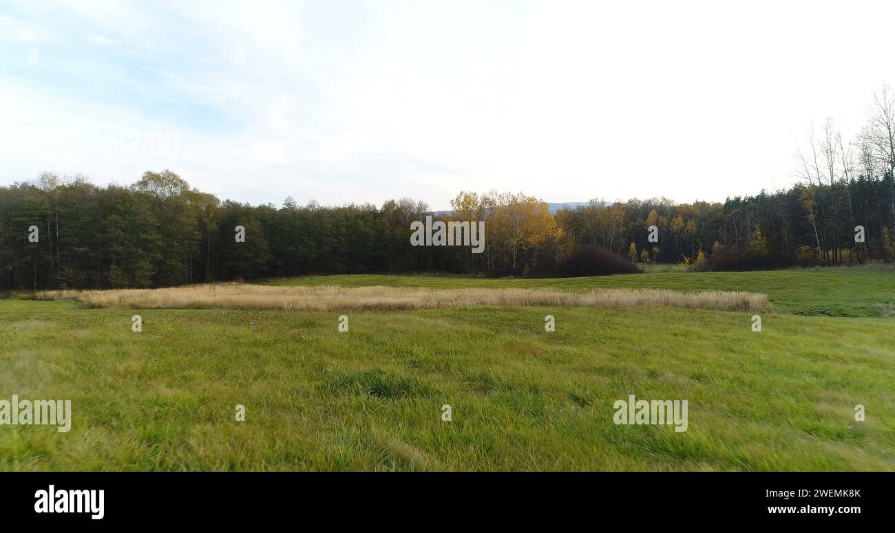Aerial flying over country road hi-res stock photography and images - Alamy