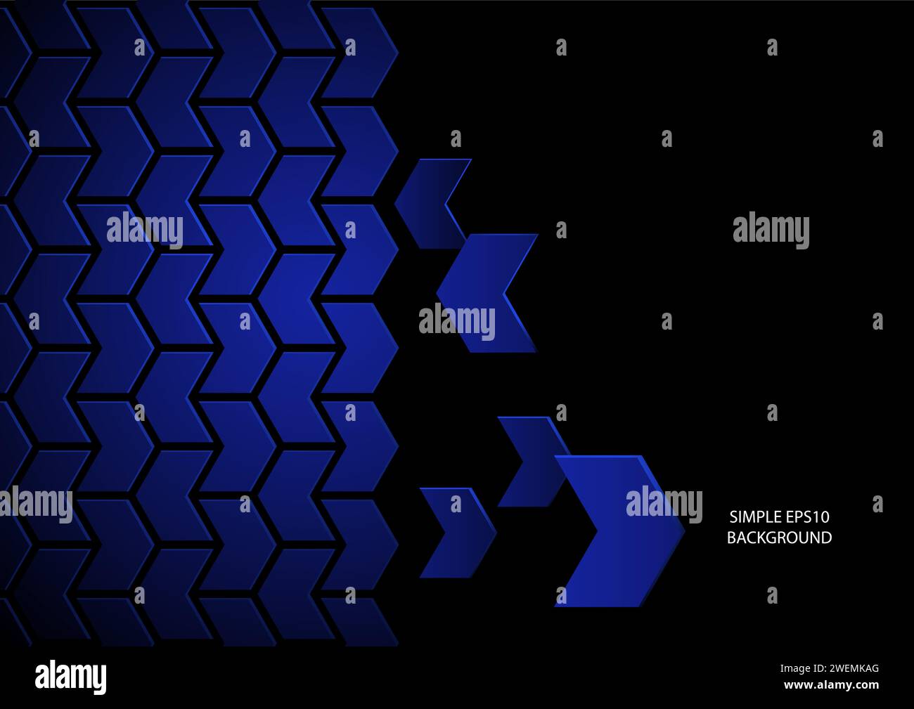 Dark blue polygonal background, modern classy vector background Stock ...