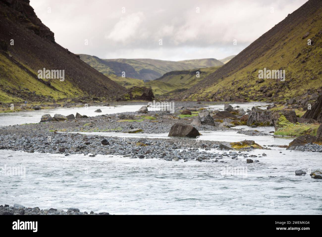 öxarárfoss waterfall trail hi-res stock photography and images - Alamy