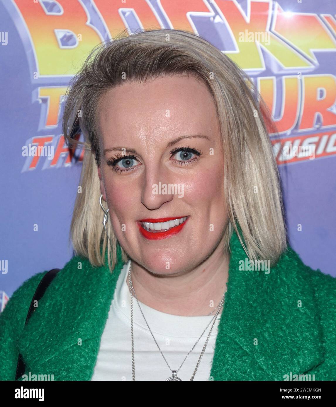 London, UK. 25th Jan, 2024. Steph McGovern seen attending a gala night ...