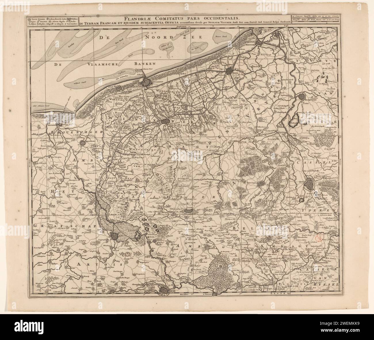 Northern Renaissance Map Flanders