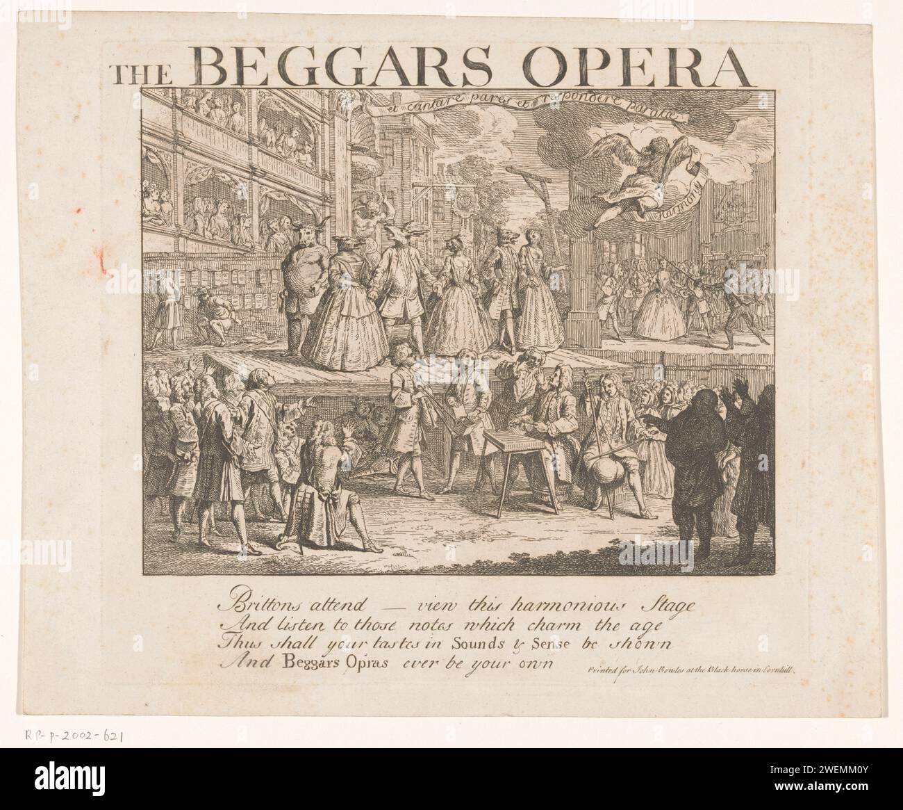 Cartoon on the Beggars Opera, 1728, Anonymous, 1728 Cartoon on the ...