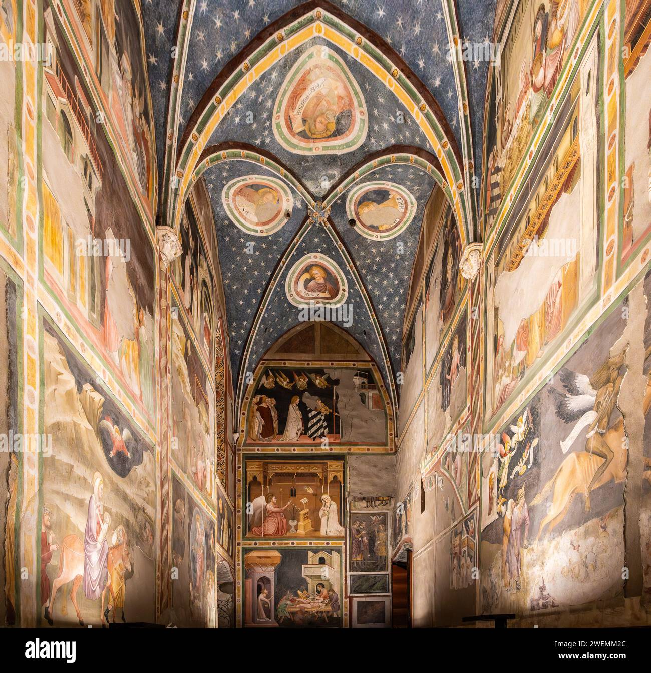 Chapel of St. John in the Dominican Church with frescoes and paintings ...