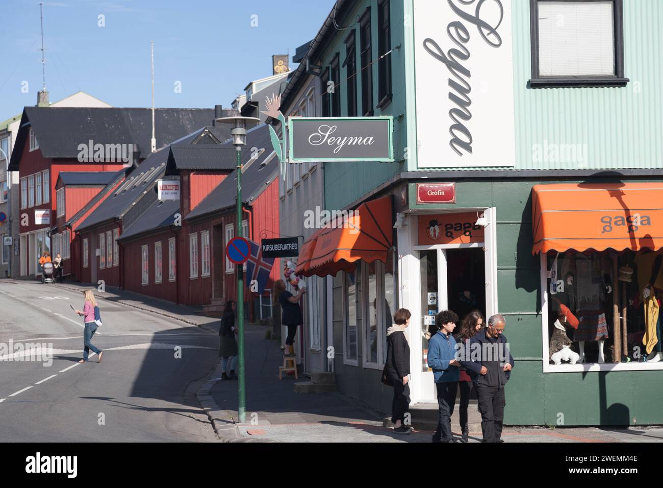 Reykjavik street scene hi-res stock photography and images - Alamy