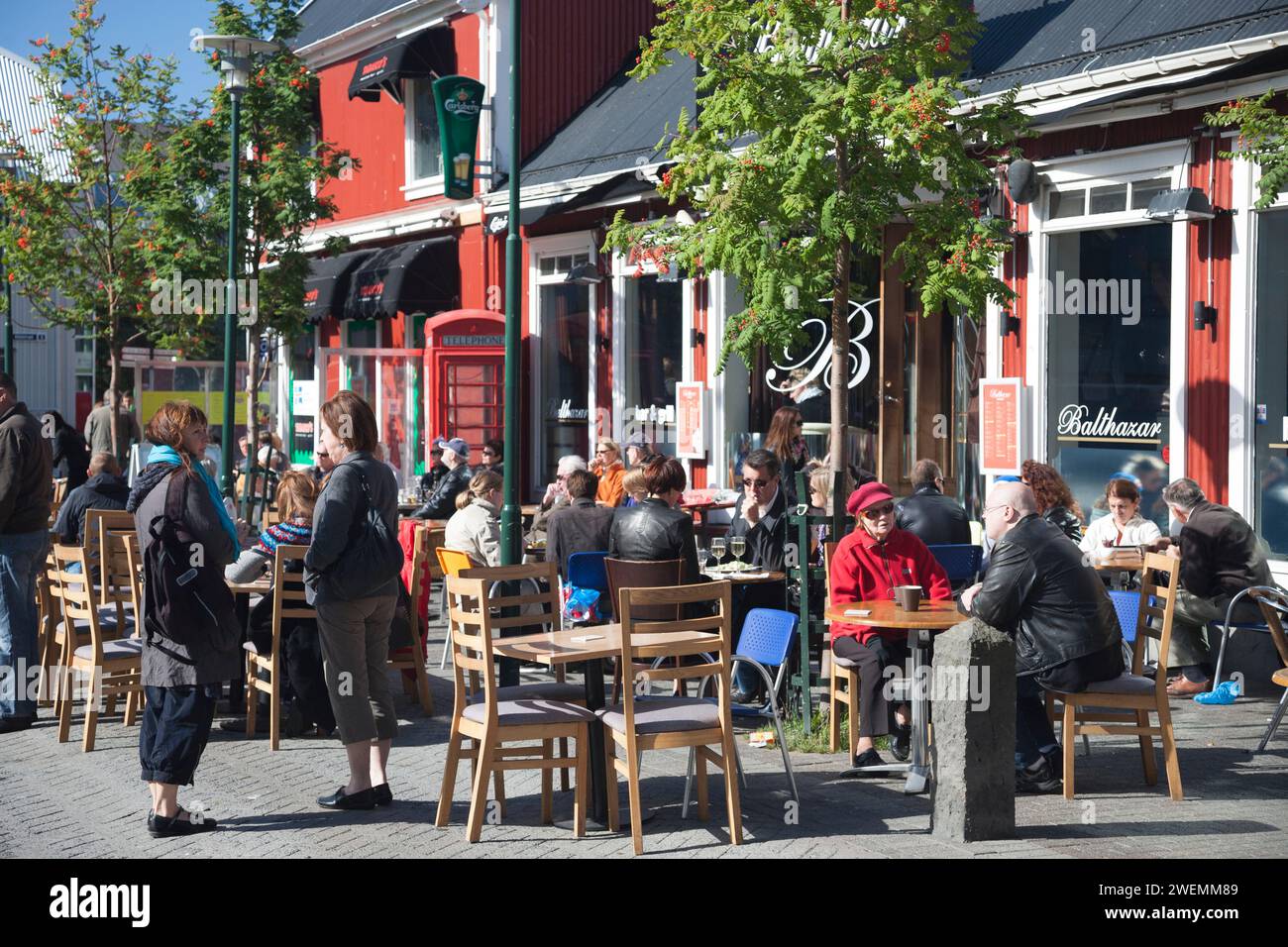 Cafes in reykjavik hi-res stock photography and images - Alamy