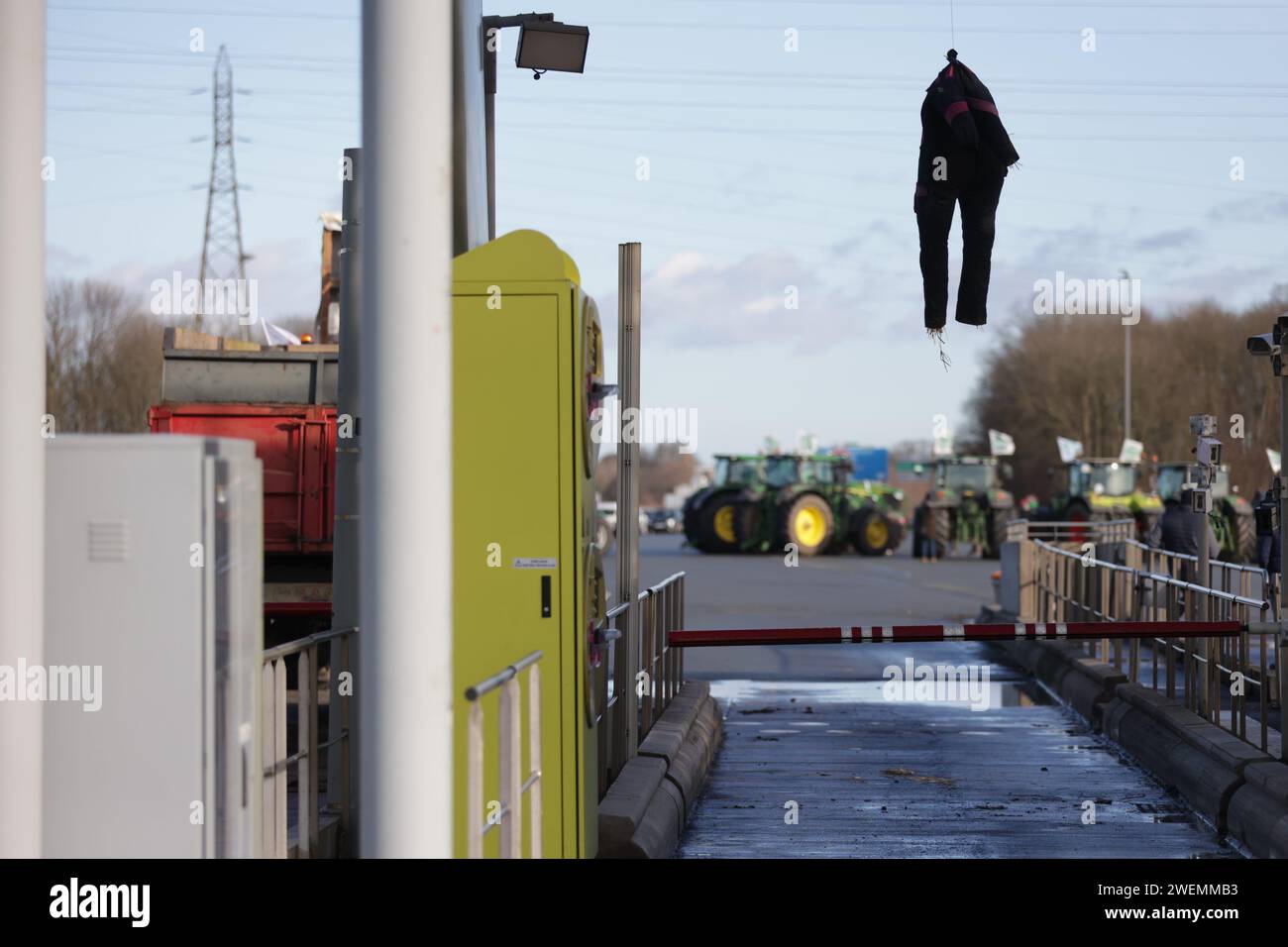 ©PHOTOPQR/VOIX DU NORD/MATTHIEU BOTTE ; 26/01/2024 ; 20240126. Fresne ...