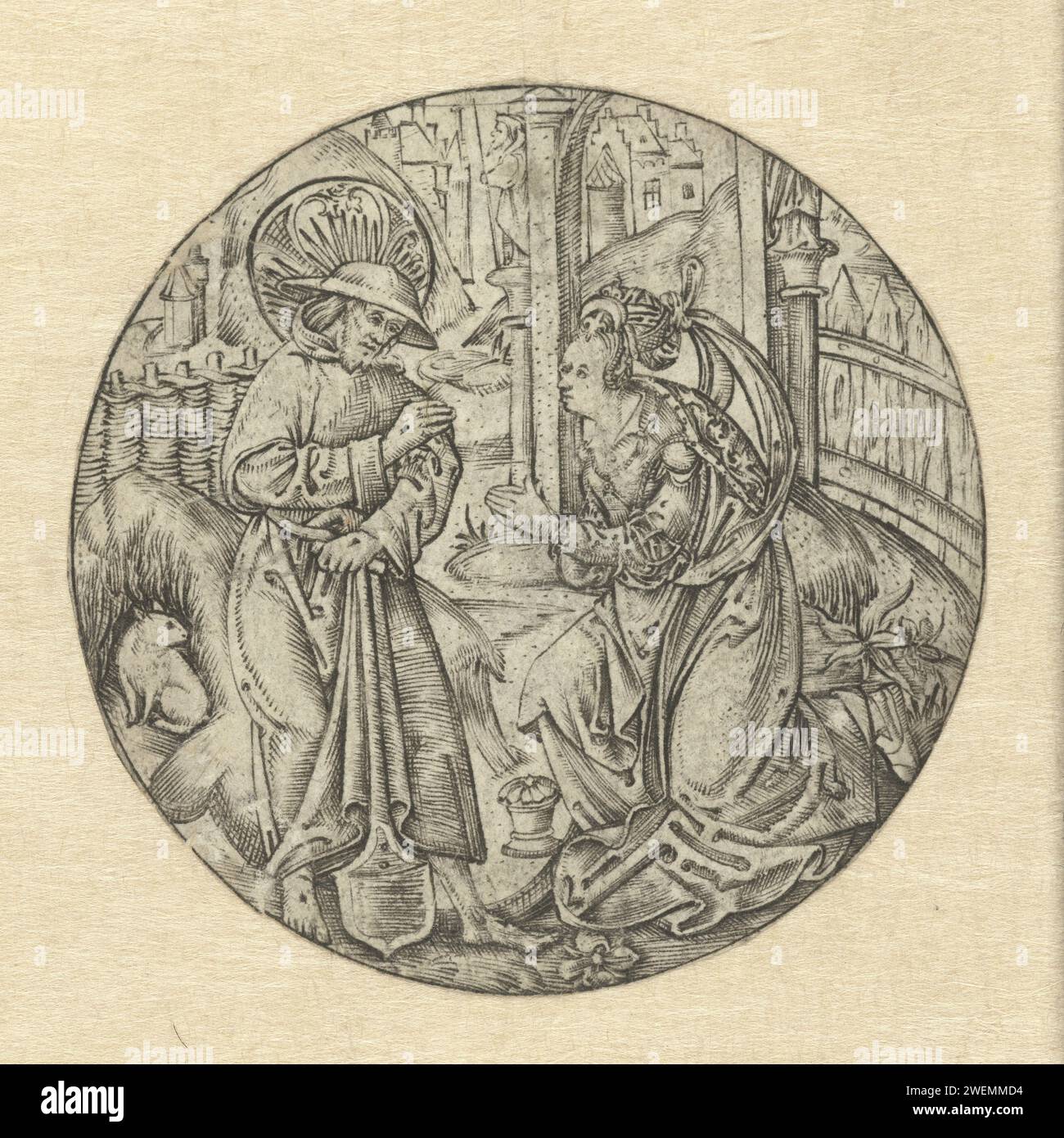 Christ appears to Maria Magdalena, monogramemist S (16th century ...