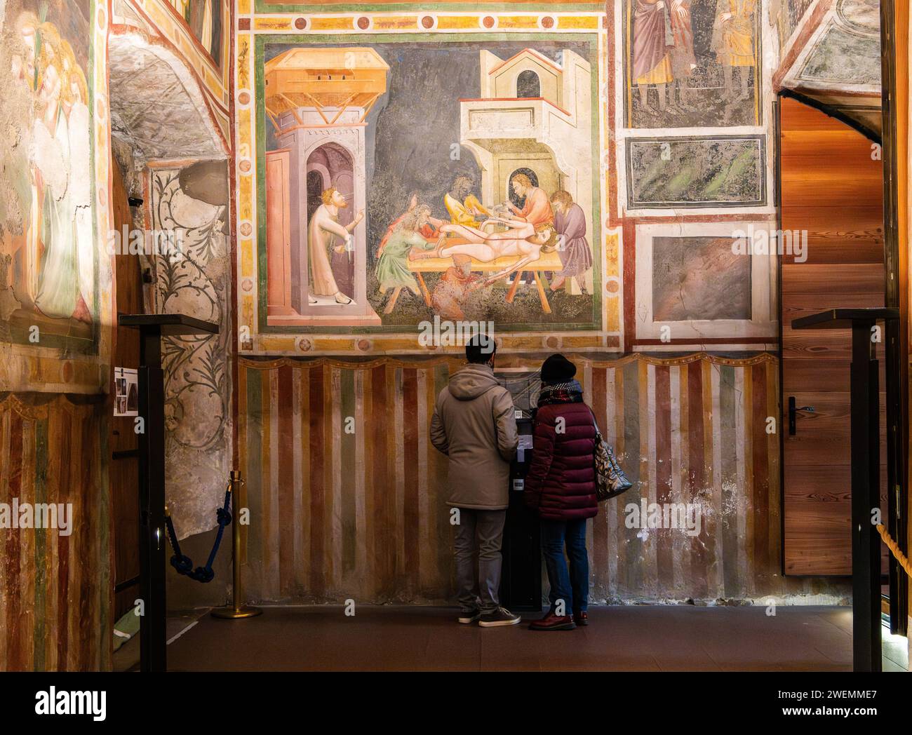 Chapel of St. John in the Dominican Church with frescoes and paintings ...