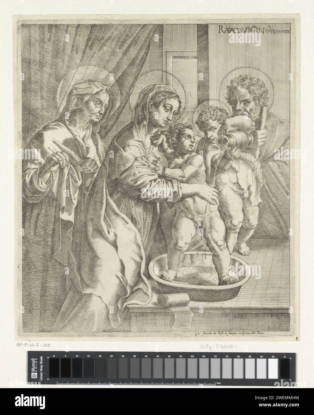 Maria and the young John the Baptist Wash the Christkind, Anonymous ...