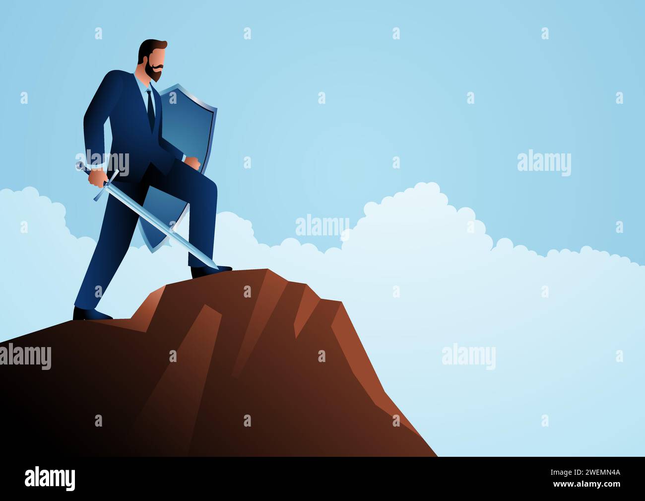 Rock armor Stock Vector Images - Alamy